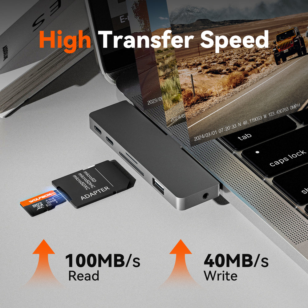 WOLFBOX 128GB/256GB/512GB/64GB/32GB SD Card, Class 10 U3 TF Card