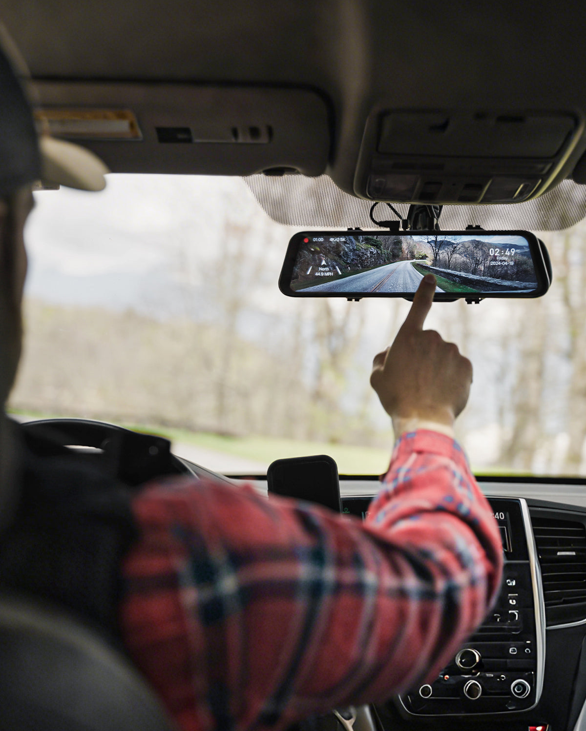 Mirror Dash Cam with Smart Rearview | Wolfbox