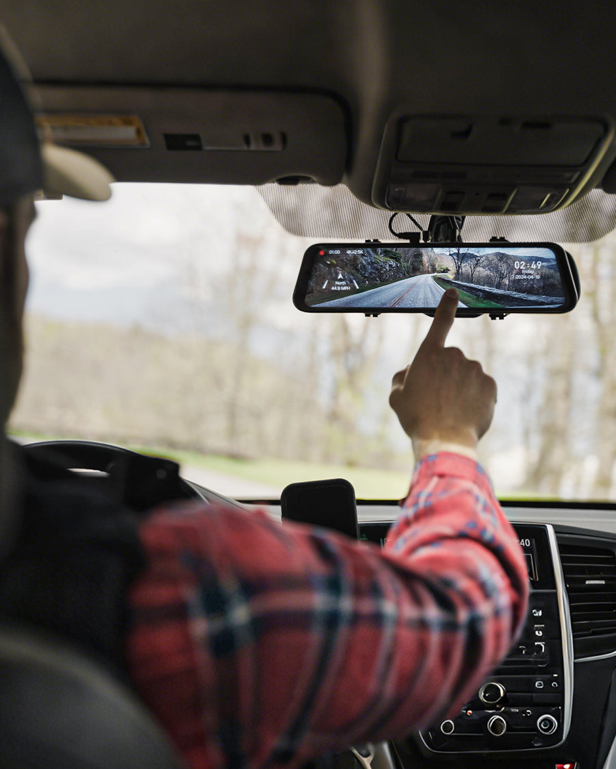 Mirror Dash Cam with Smart Rearview | Wolfbox